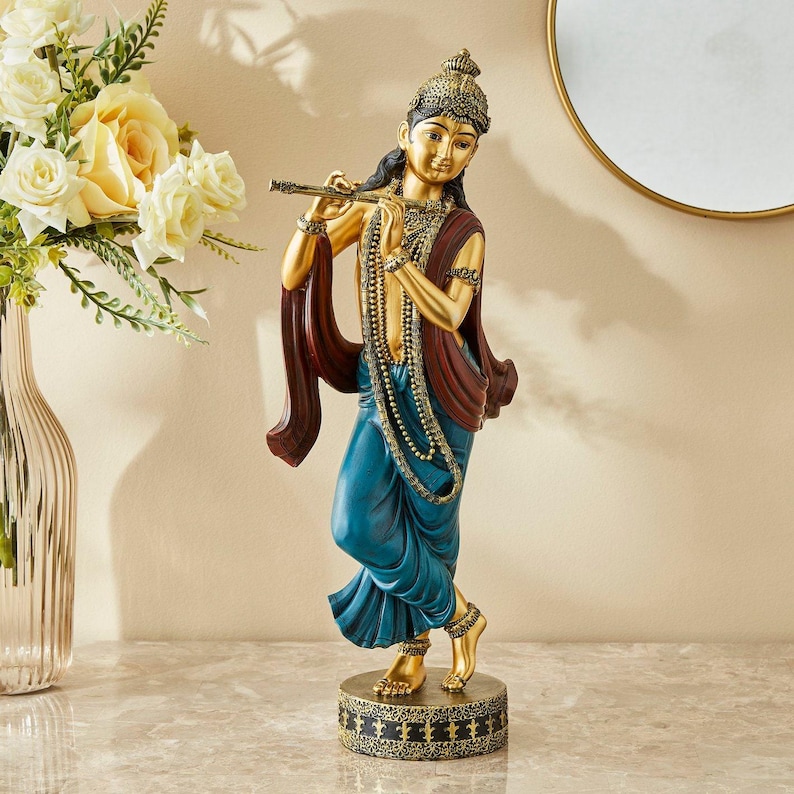 Krishna Idol. Religious Decor - Etsy
