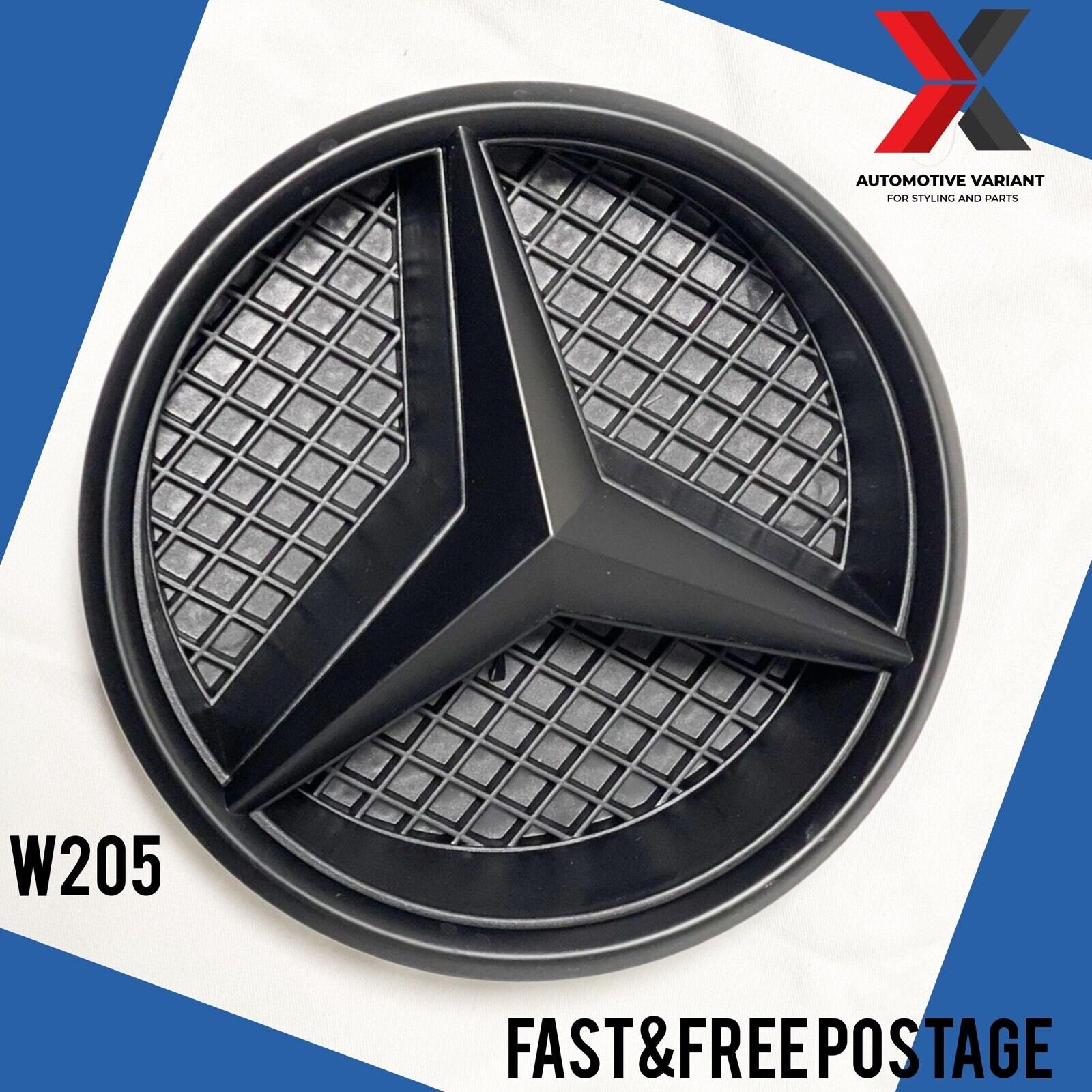 Mercedes Benz Matt Grill Star Base Logo Badge W176 W205 W204 A C B ...