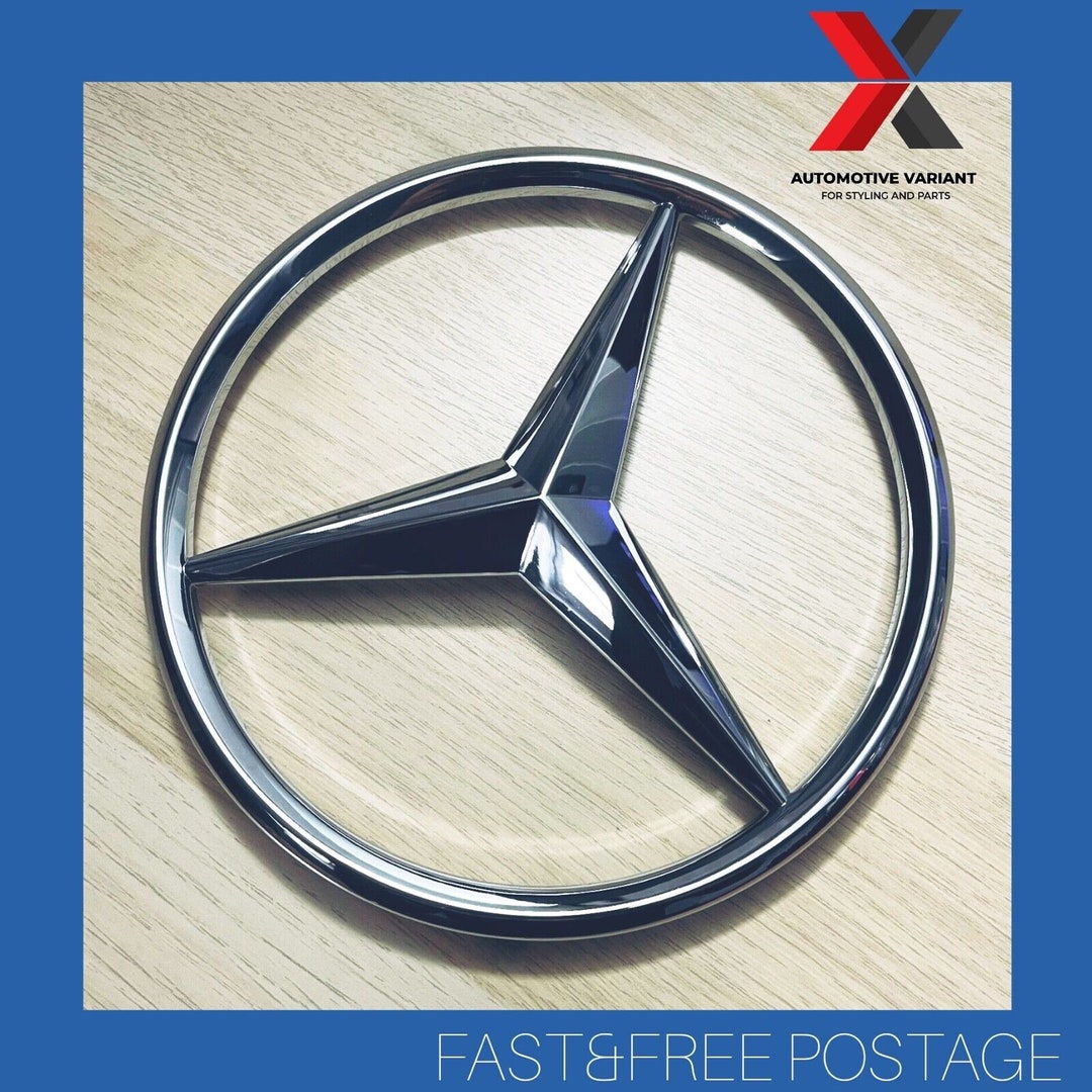 Fits Mercedes Benz Front Grille Chrome Star Badge W205 - Etsy