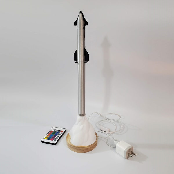 Rocket Ship Lamp - Etsy