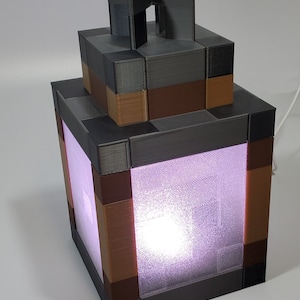 Minecraft Lantern (lamp) (1:1 Accurate to in Game) (perfect Gift ...