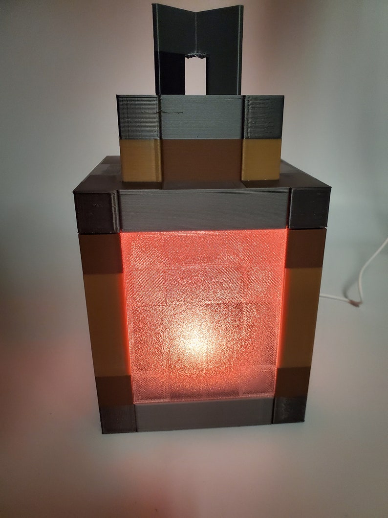 Minecraft Lantern (lamp) (1:1 Accurate to in Game) (perfect Gift ...