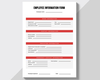 Employee Disciplinary Forms - Etsy