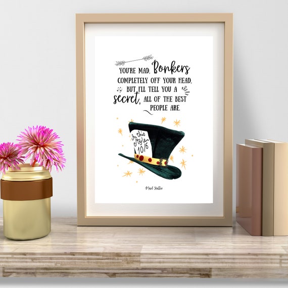 Alice In Wonderland Mad Quotes 20+ Alice In Wonderland Quotes To