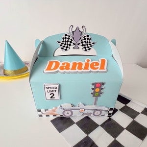 Race Car Favor Box. Great Car Favor Box for Your Next Birthday, Second ...