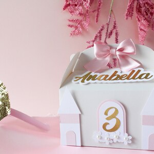 Princess Gable Box With Bow. Great Castle Box for Any Princess Party ...