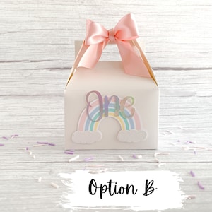 Rainbow Gable Box in MINI Size With Pastel Colors. Great for Any ...
