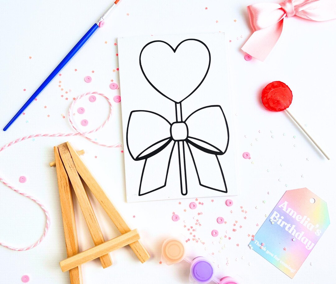 Lollipop Paint Favor With Pastels—great for Candy, Art, Rainbow ...