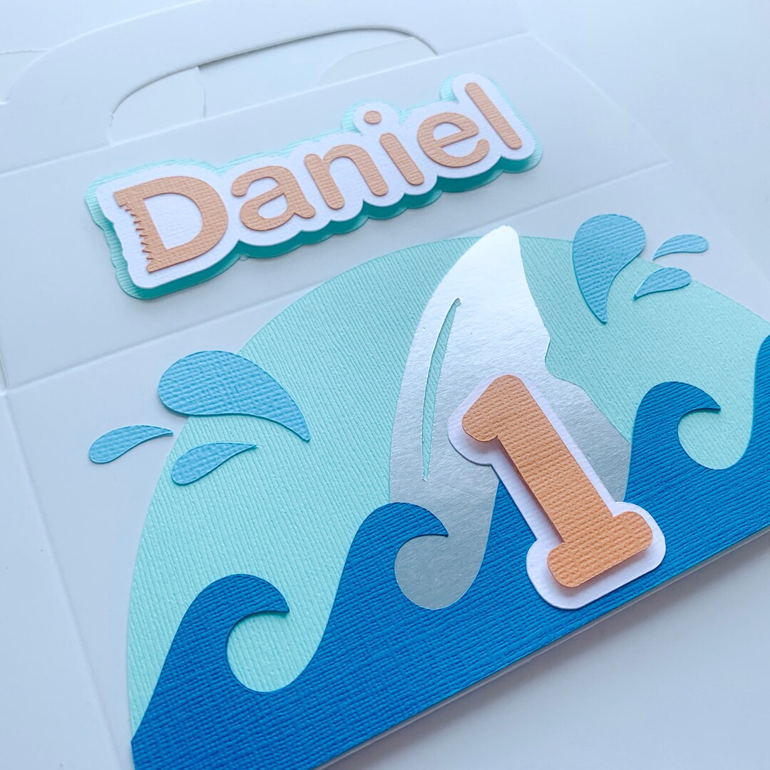 Shark Gable Box With Fin. Great Gable Box for Shark Birthday, Fin ...