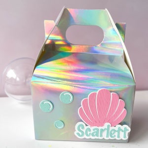 Mermaid Gable Box. Great for a Mermaid Party, Mermaid Tail Party, 1st ...