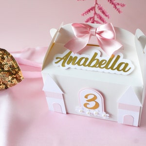 Princess Gable Box With Bow. Great Castle Box for Any Princess Party ...