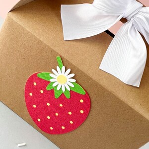Strawberry Gable Box. Great for Any Strawberry Party, Strawberry ...