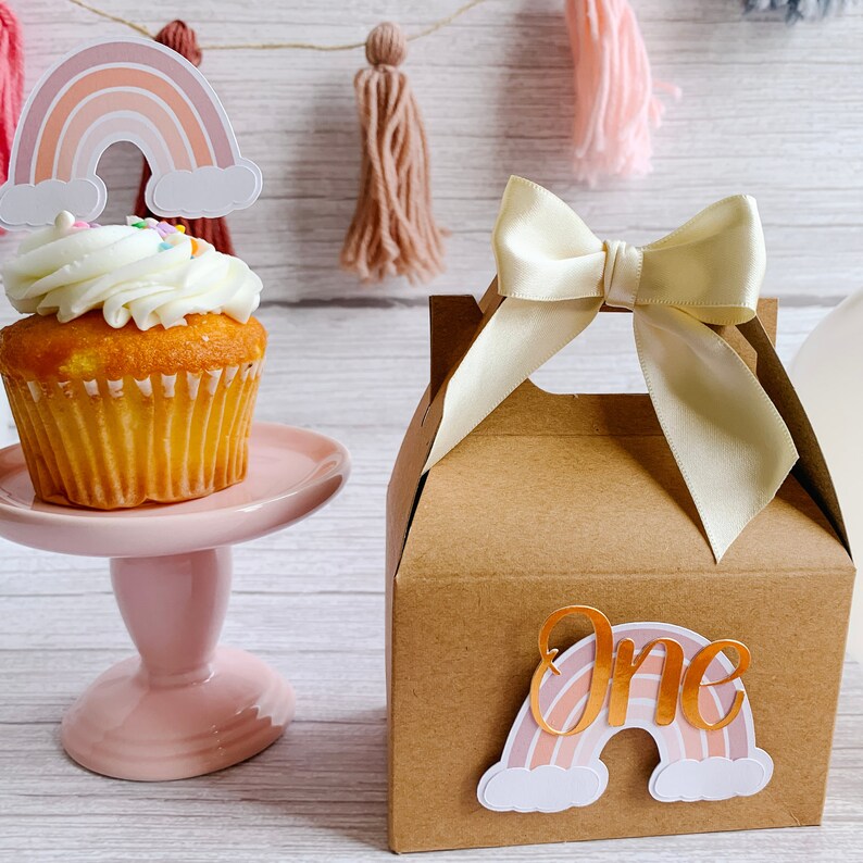 Rainbow Gable Box in MINI Size With Boho Colors. Great for Any - Etsy