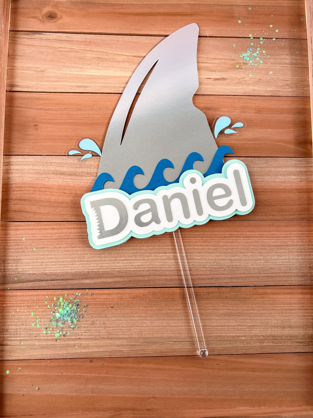 Shark Fin Cake Topper. Ideal for a Shark Birthday Decor Shark - Etsy