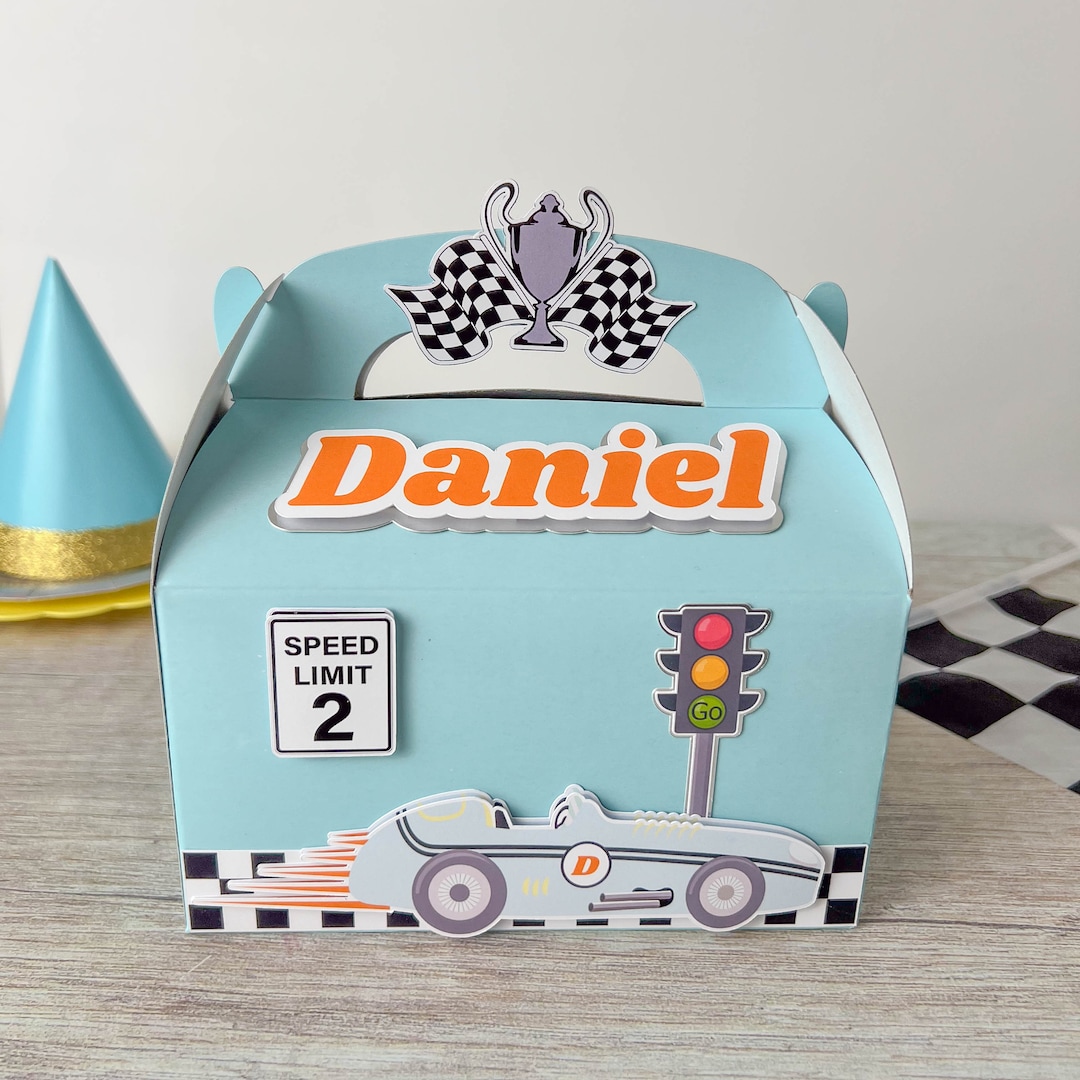 Race Car Favor Box. Great Car Favor Box for Your Next Birthday, Second ...