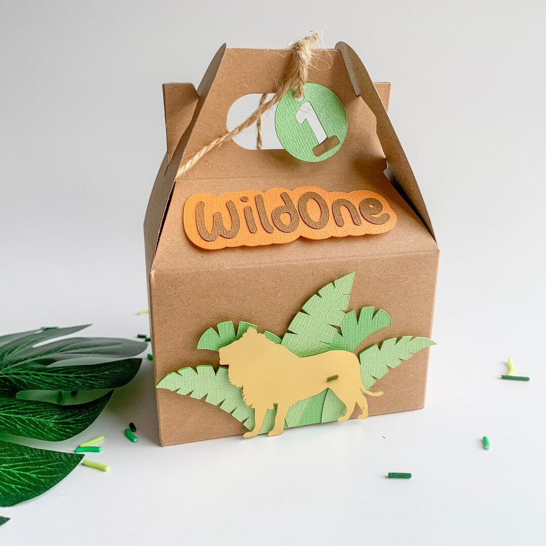 Mini Safari Gable Boxes. Great for Any Safari Party, Wild One, Safari ...
