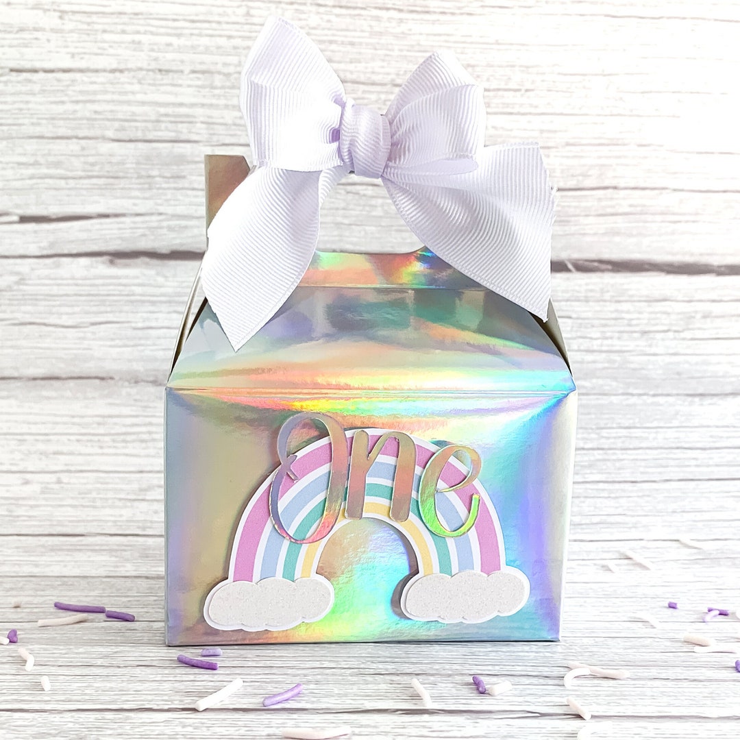 Rainbow Gable Box in MINI Size With Pastel Colors. Great for Any ...