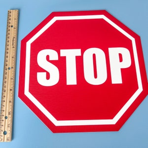 Race Car Signs in CARDSTOCK. Stop Sign,one Way Sign and Speed Limit ...