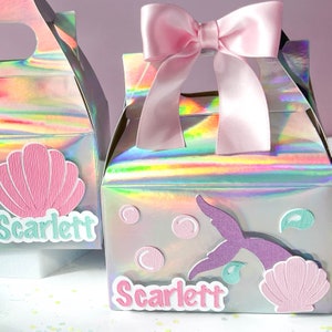 Mermaid Gable Box. Great for a Mermaid Party, Mermaid Tail Party, 1st ...