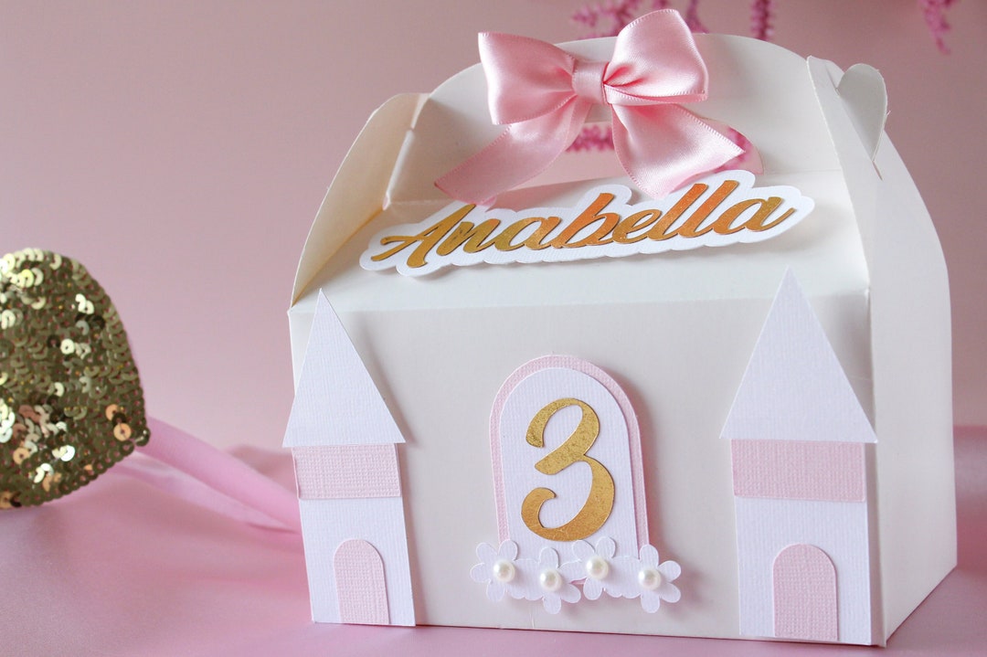 Princess Gable Box With Bow. Great Castle Box for Any Princess Party ...