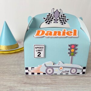 Race Car Favor Box. Great Car Favor Box for Your Next Birthday, Second ...