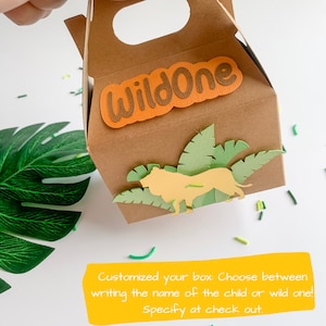 Mini Safari Gable Boxes. Great for Any Safari Party,wild One, Safari ...