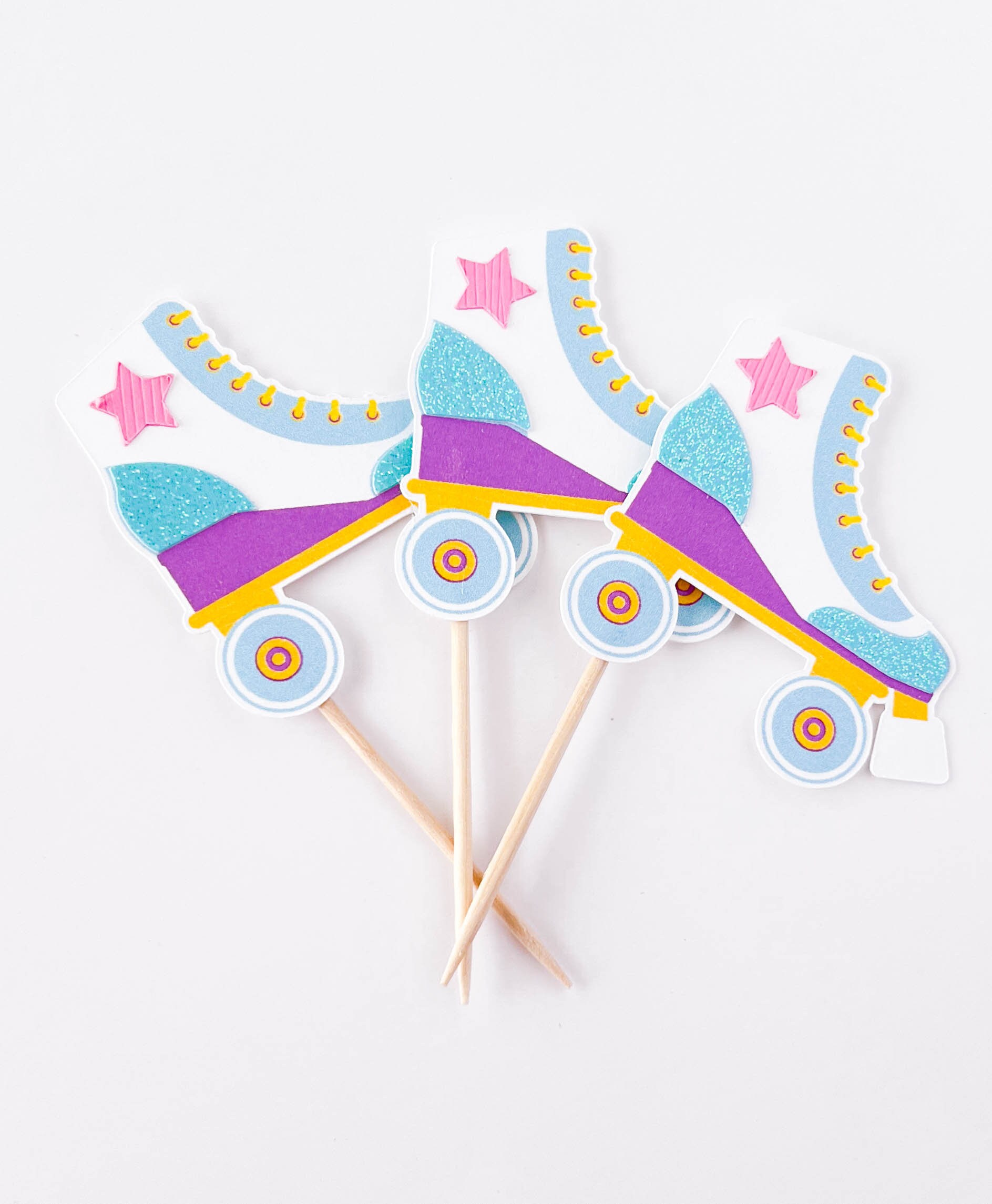 Roller Skate Cake Topper. This Layered Cake Topper is Great for a ...