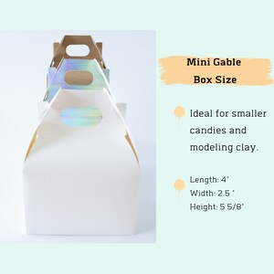 Rainbow Gable Box in MINI Size With Pastel Colors. Great for Any ...