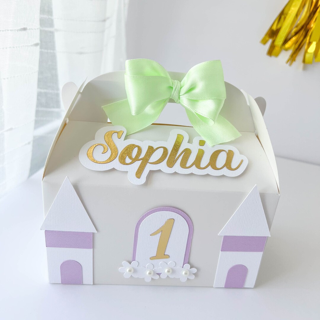 Princess Gable Box With Bow. Great Castle Box for Any Princess Party ...