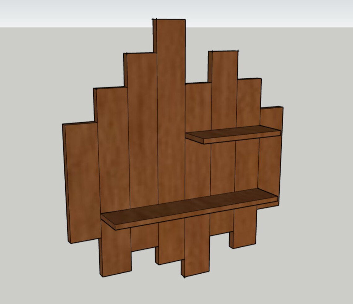 Coat and Hat Rack Woodworking Plan - Etsy