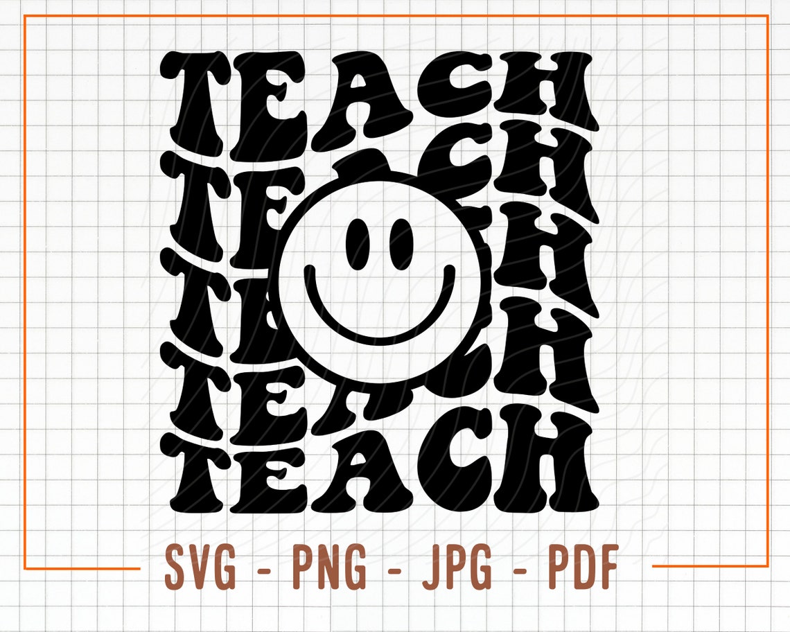 Teach Svg Back to School Svg Teacher Gift Svg Hello School - Etsy