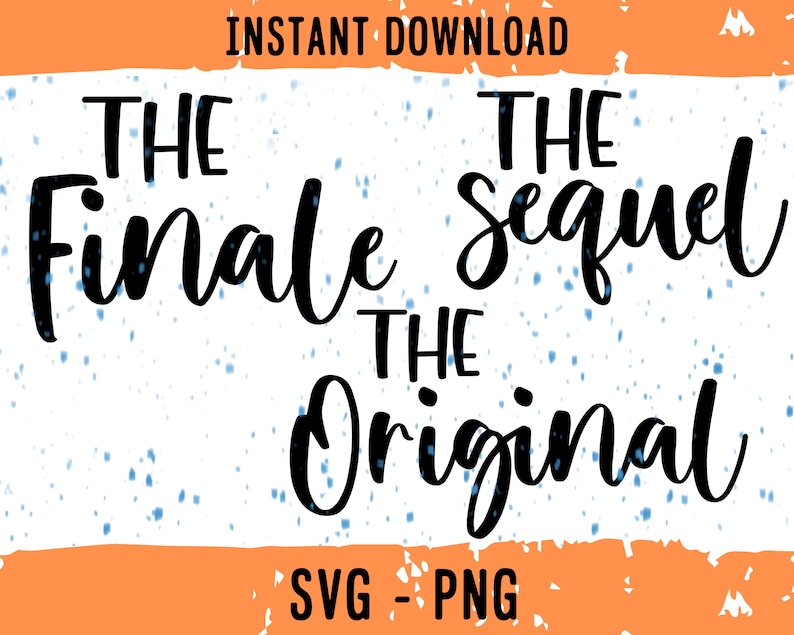 Original Svg Sequel Svg Finale Svg Pregnancy Announcement - Etsy