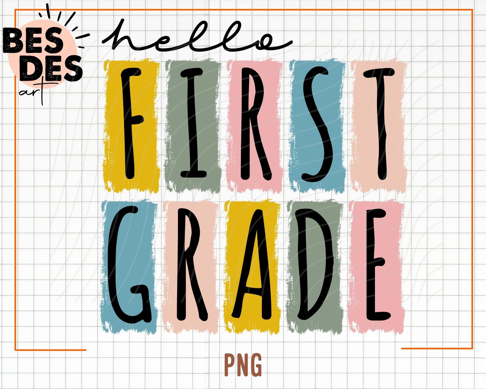 First Grade PNG, Back to School Png, 1st Grade Png, Teacher Png, First ...
