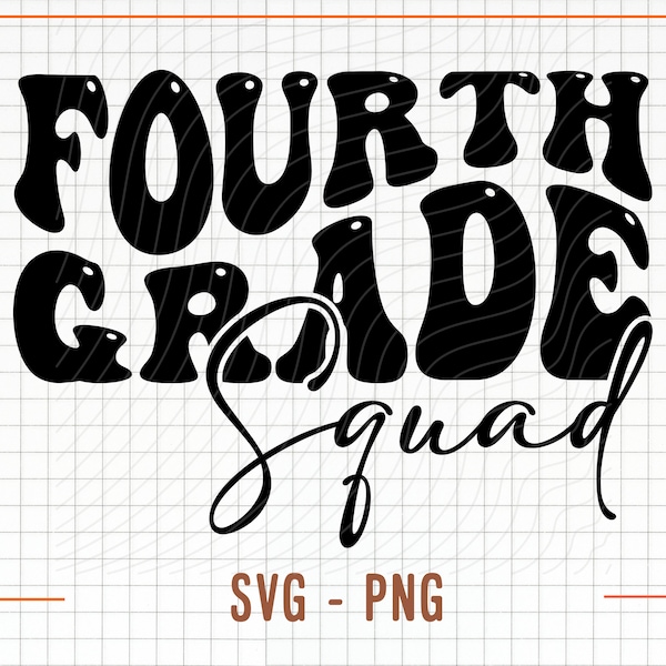 Fourth Grade Svg - Etsy