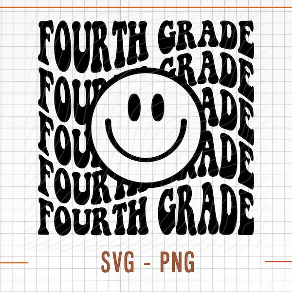 Fourth Grade Svg - Etsy
