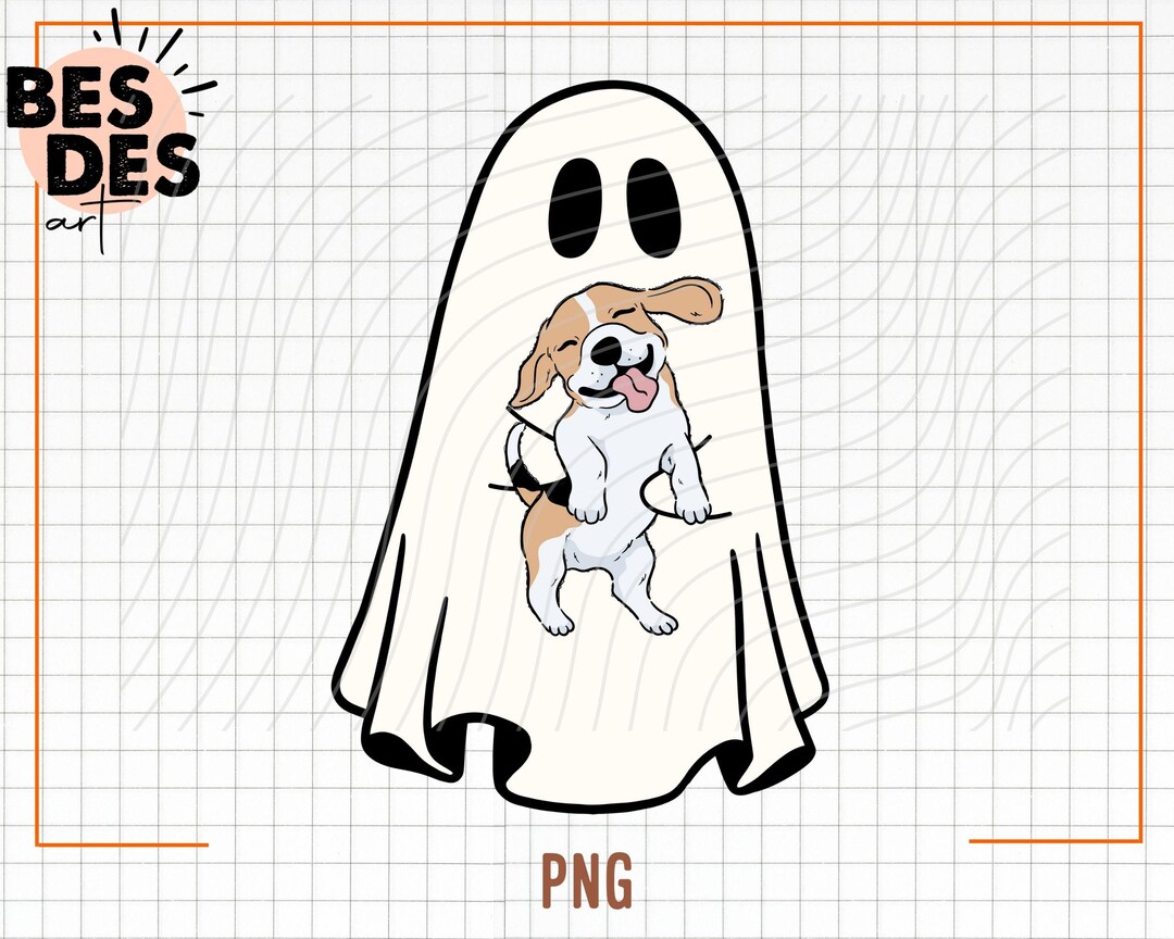 Сute Ghost and Puppy Png, Ghost Png, Boo Png, Halloween Png, Ghost and ...