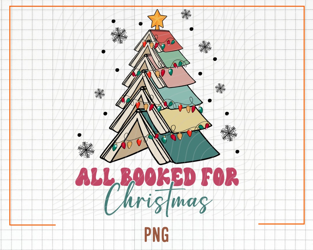 Christmas Book Tree Png, Christmas Png for Teachers, School Christmas ...