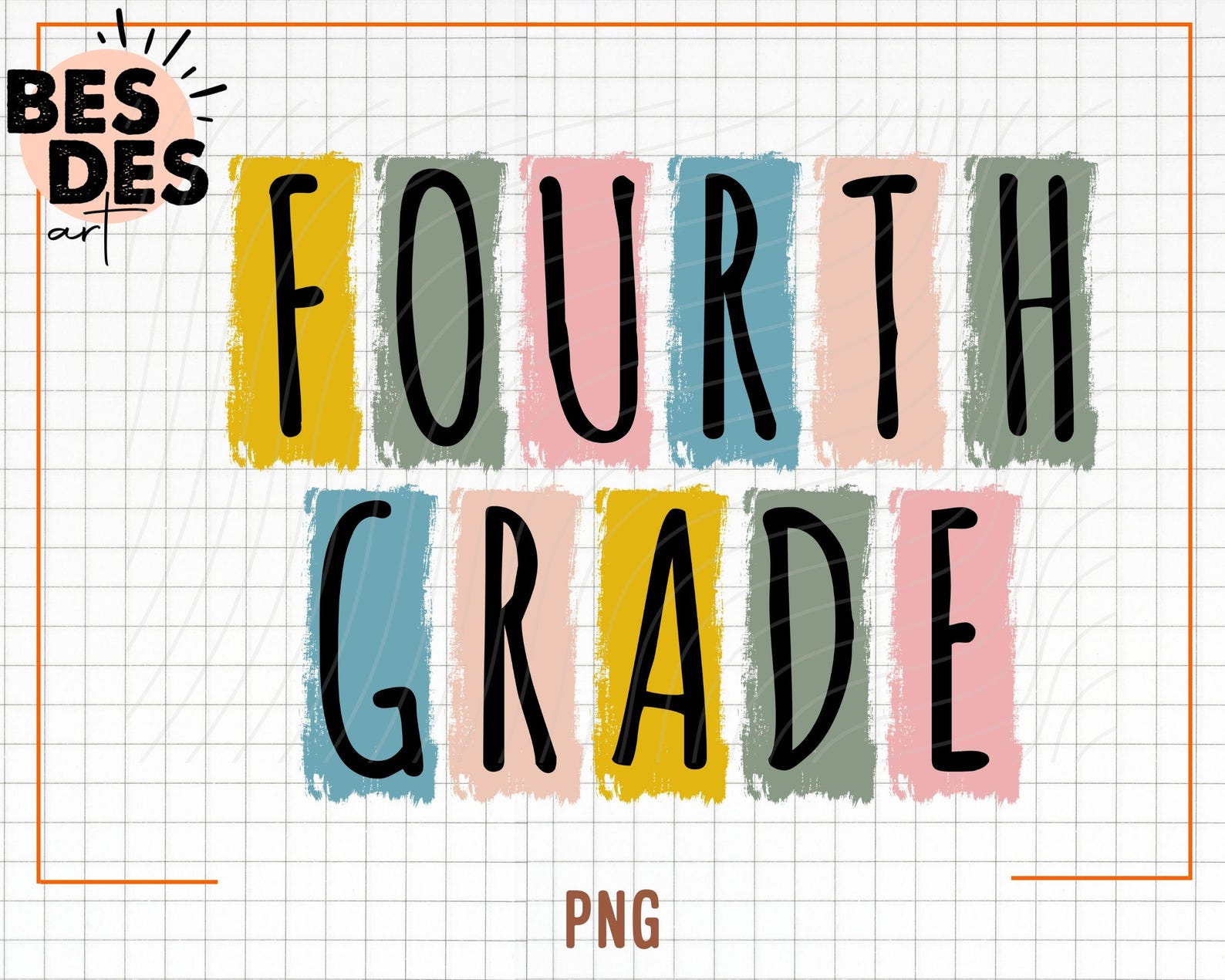 Fourth Grade PNG, Back to School Png, 4th Grade Png Design, Sublimation ...