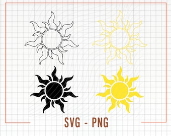 Summer Sunshine SVG Layered Sun Cut File - Etsy