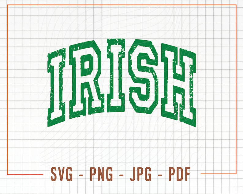 Distressed Irish Svg, Irish PNG, Irish Cricut Svg, St Patricks Svg ...