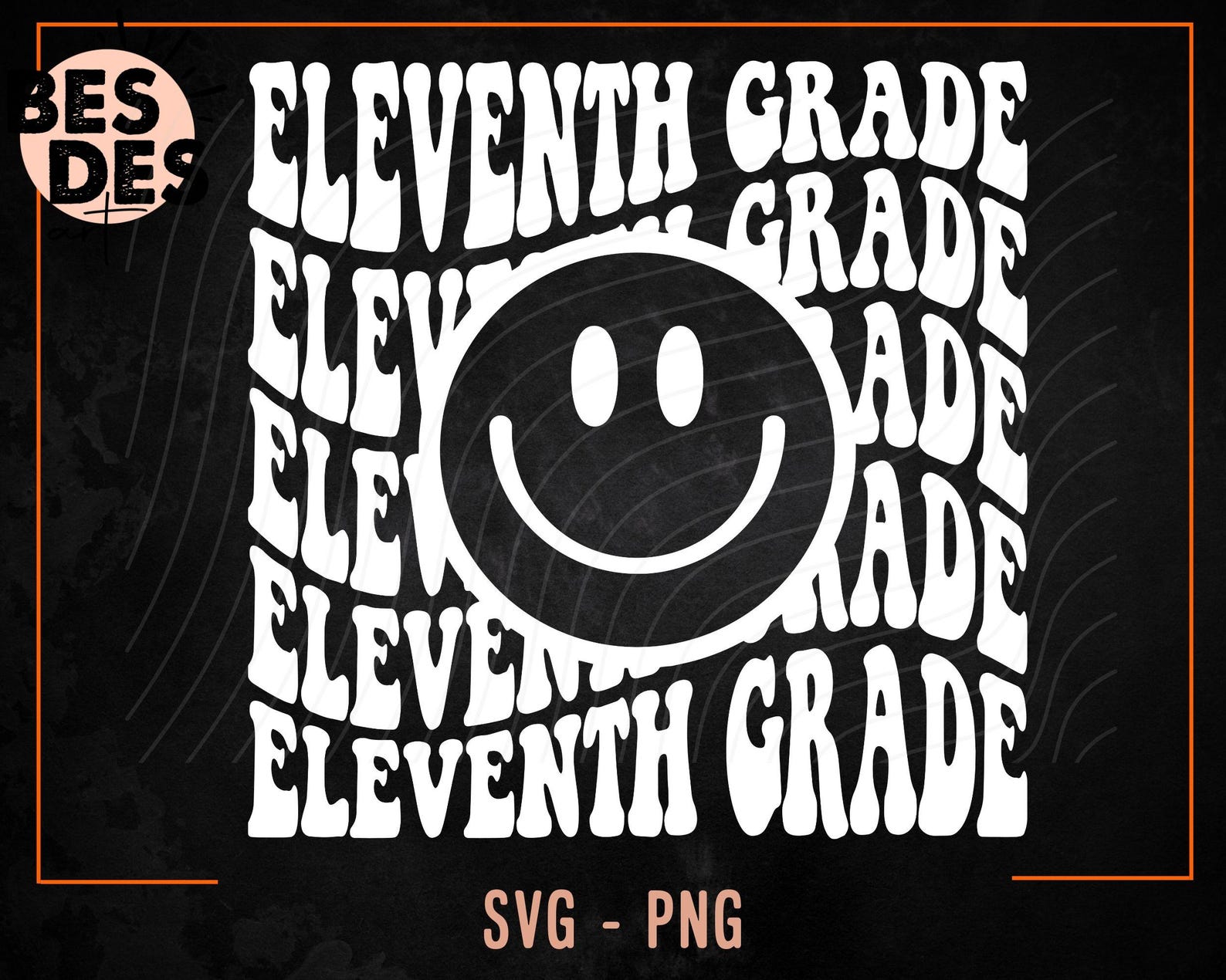 Eleventh Grade Smiling Svg, 11th Grade Svg, Vector Cut Files for Cricut ...