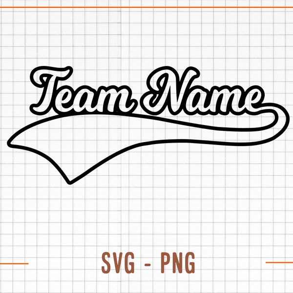 Custom Baseball Name Svg - Etsy