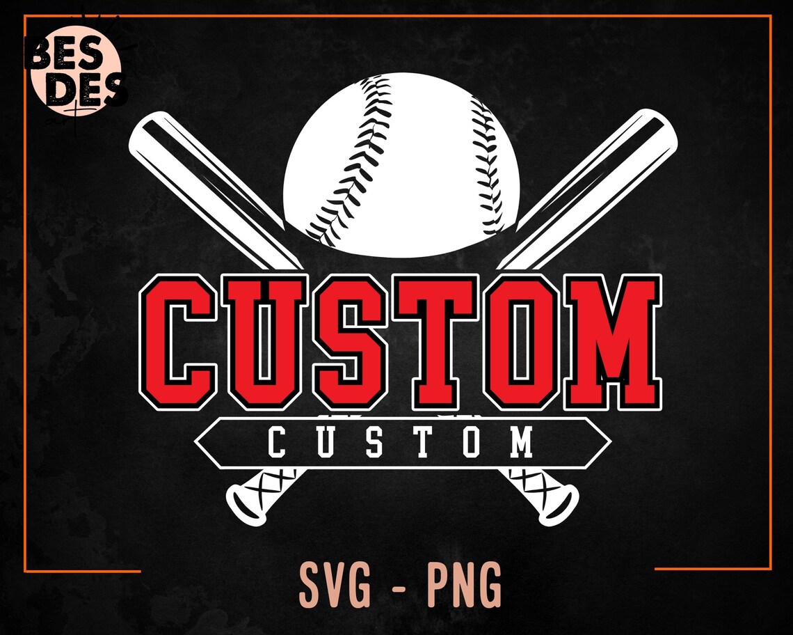 Custom Baseball Team Logo Svg, Png, Personalized Baseball Team Name Svg ...