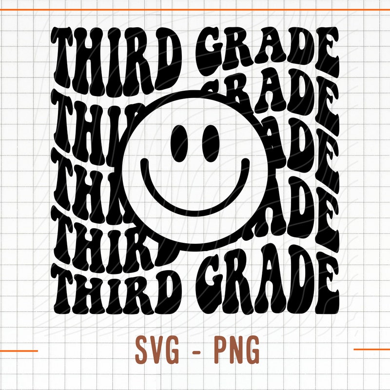 Third Grade Svg - Etsy