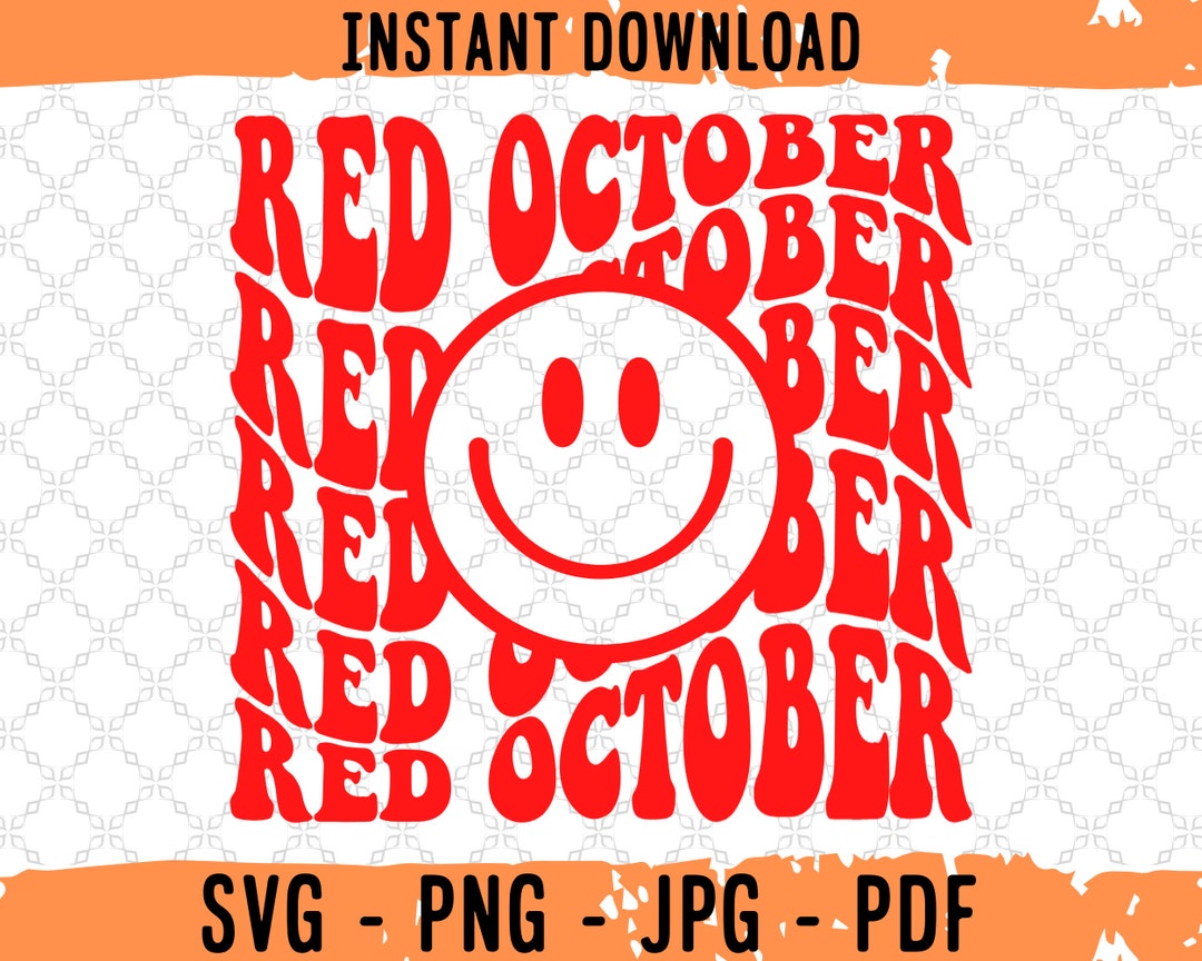 Red October Svg, Red October Png, Philadelphia Baseball - Red October ...