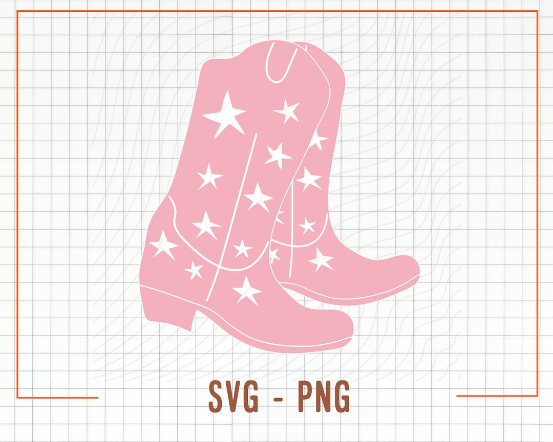 Cowboy Boot Svg, Png, Cowgirl Boot Svg, Png, Space Cowgirl Bachelorette ...