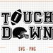 Touchdown Svg, Touchdown Season Svg, Football Mom Svg, Sports Mom Svg ...