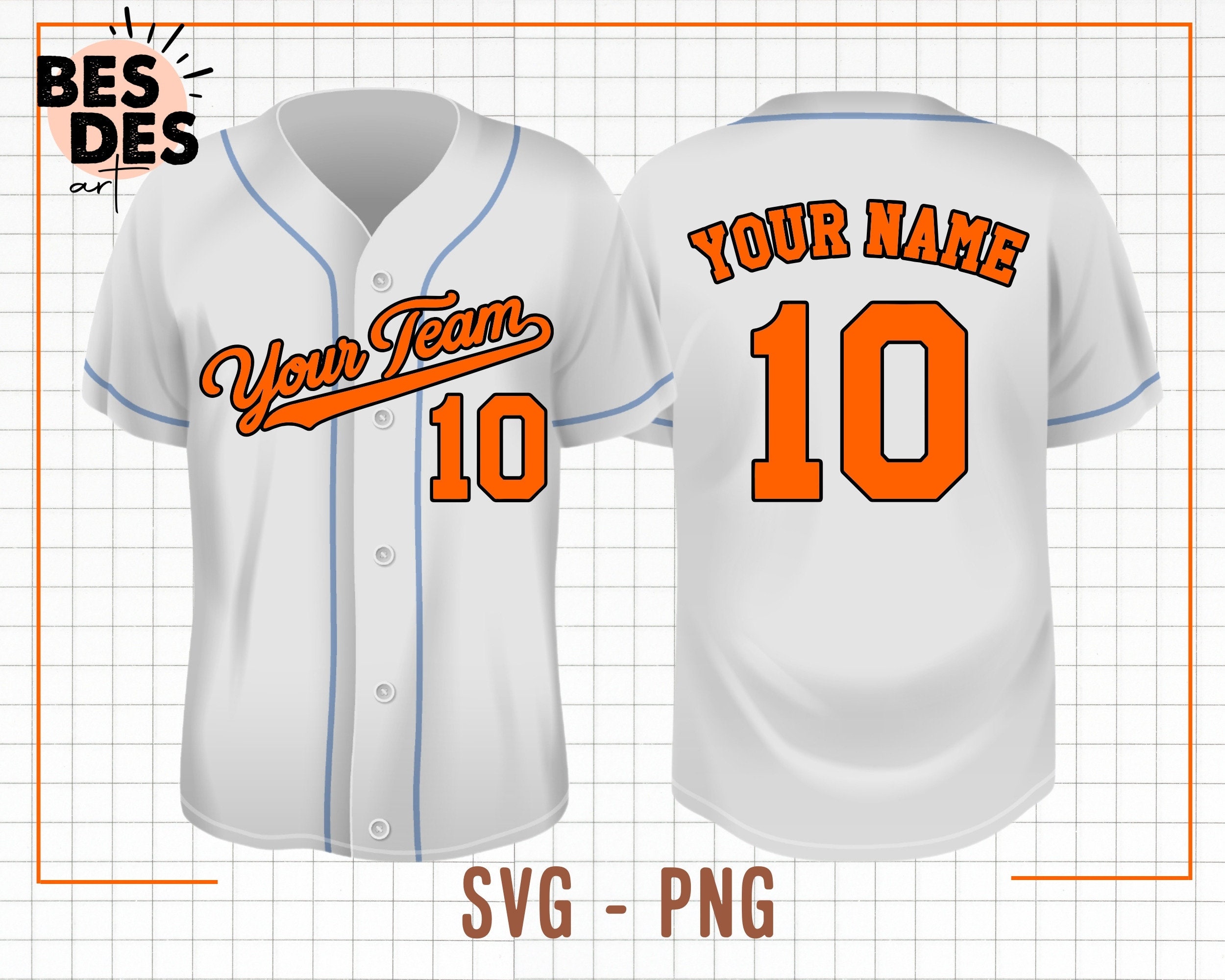 Custom Baseball Team Logo and Back Number & Name Svg, Png, Personalized ...