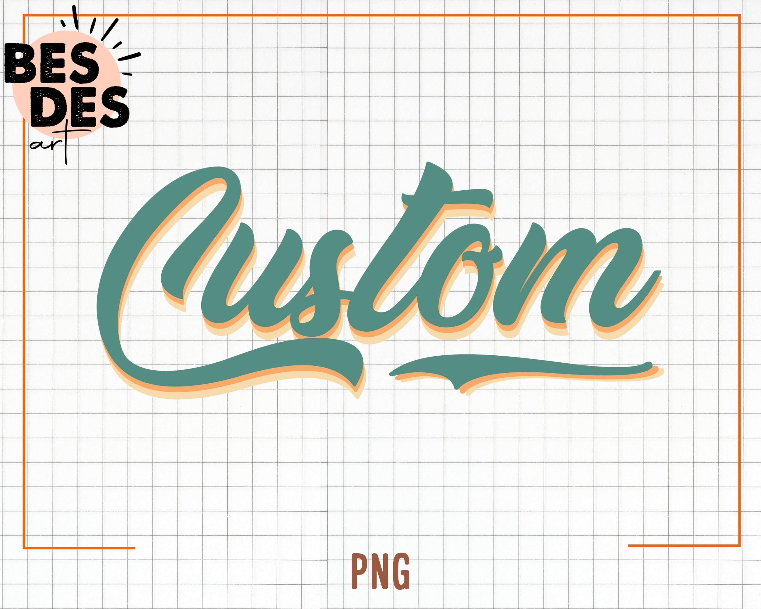 Custom Retro Text PNG, Team Name Png, Team Logo Png, Customizable Retro ...