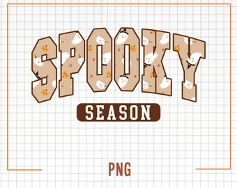 Retro Spooky Season PNG, Spooky Season Png, Halloween Png, Groovy ...